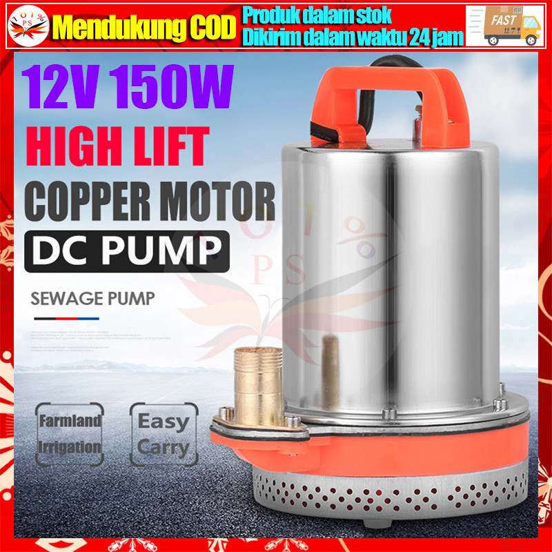 Jual Pompa Air Celup DC12V 150W Submersible Water Pump / Pompa Kolam DC ...
