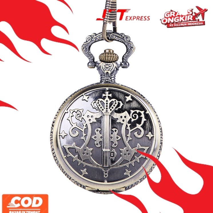 Jual TREND LAGI SBPW sebastian michaelis black butler pocket watch ...
