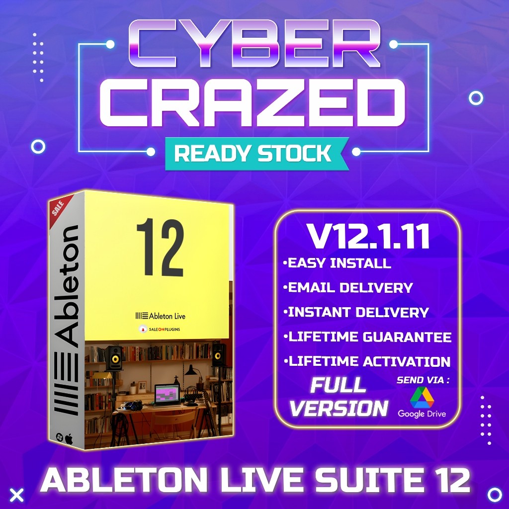 Jual (Win/Mac) Ableton Live 12 Suite v12.1.11 Full Version (Versi ...