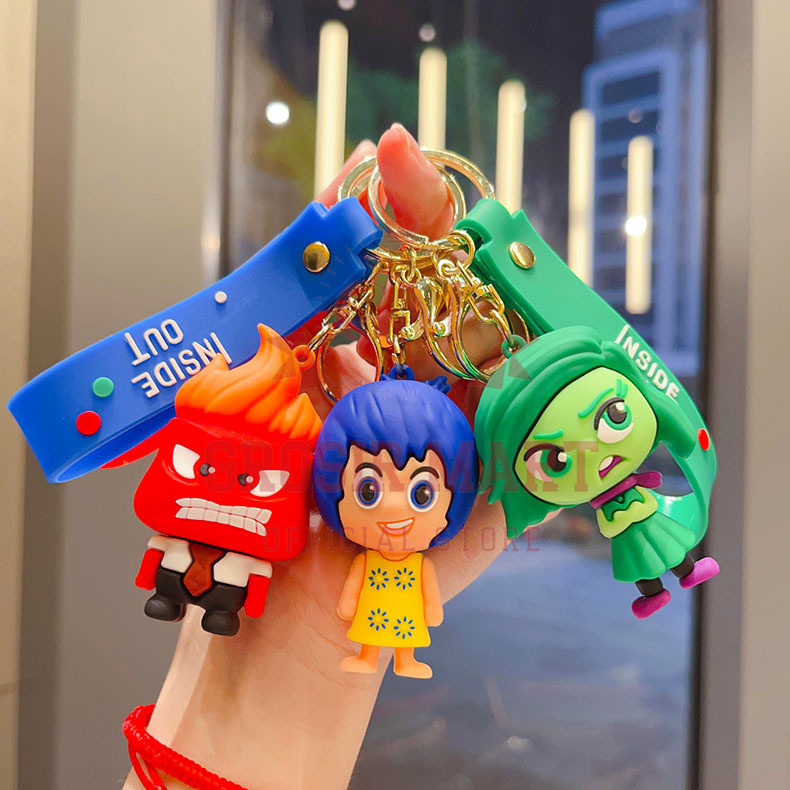 Jual Gantungan Kunci Inside Out Silikon Besar / Ganci Inside Out ...