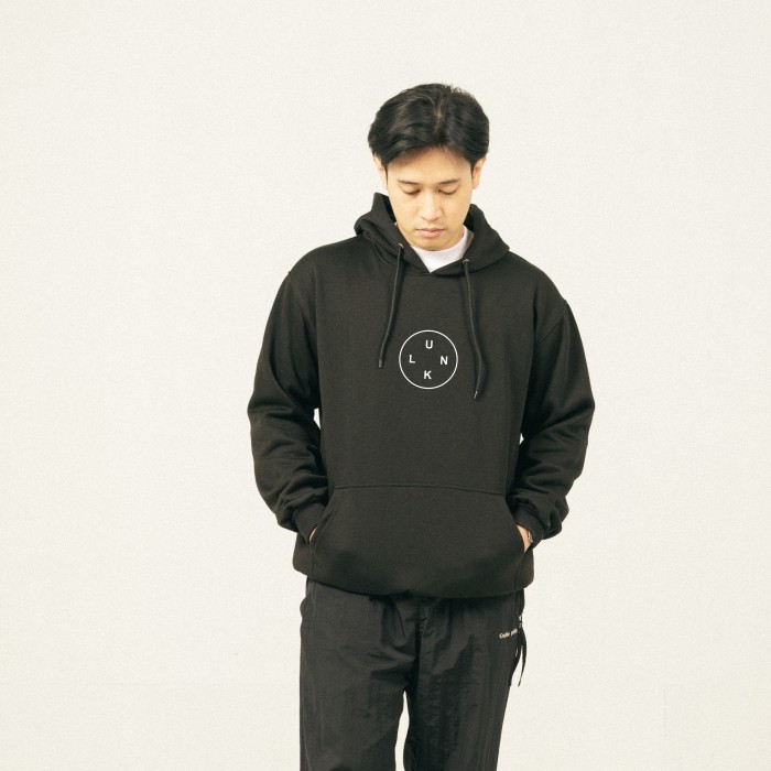 Jual UNKL347 Jacket Hoodie Black Model Simpel Bahan Fleece LATX ...