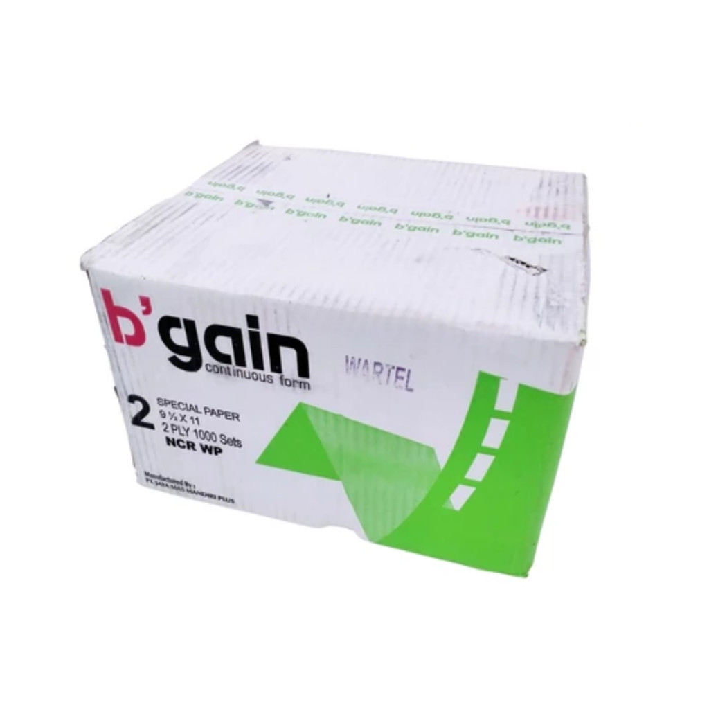 Jual Kertas Nota CF BGAIN / Continuous Form B'GAIN K2 Wartel 2ply 1000 ...