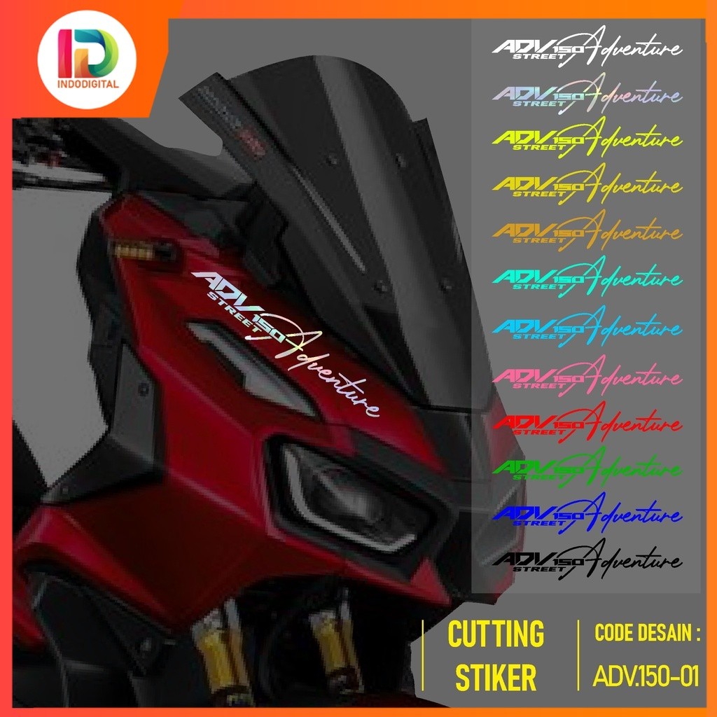 Jual (COD) Cutting Sticker ADV 150 - Stiker Lis Variasi Motor Honda ADV ...