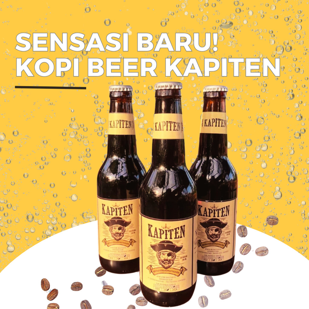 Jual Kopi Soda Coffee Beer Halal Bir Non Alkohol Kapiten Minuman ...