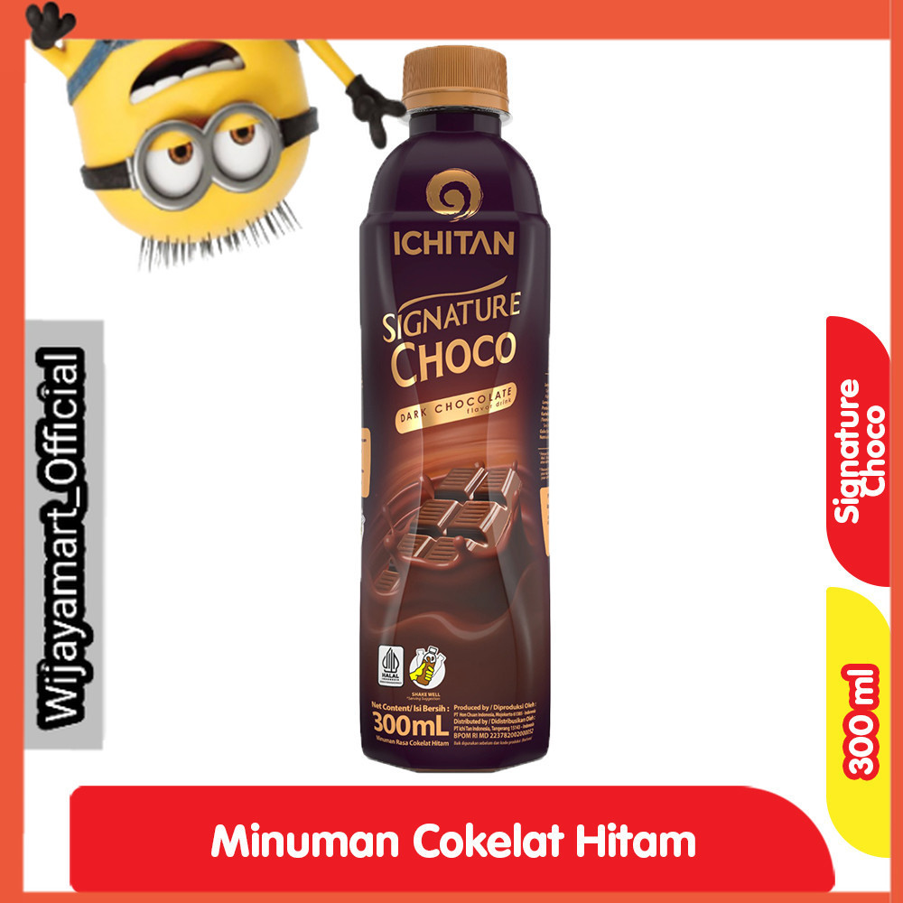 Jual Ichitan Signature Choco Minuman Cokelat Hitam 300 ml | Shopee ...