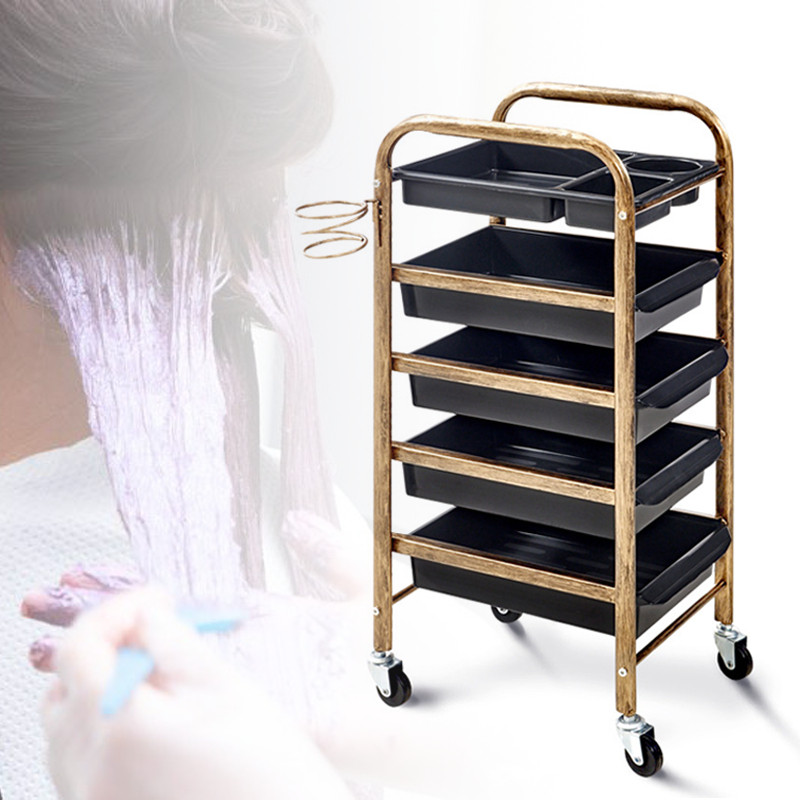 Jual Rak troli troley salon 5 lapisan senyap / Rak salon / Rak troli ...