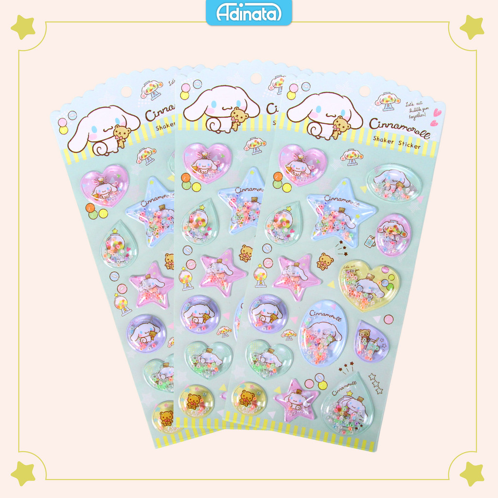 Jual Cinnamoroll Shaker Stickers 2417-6148 - Adinata / Sticker | Shopee ...