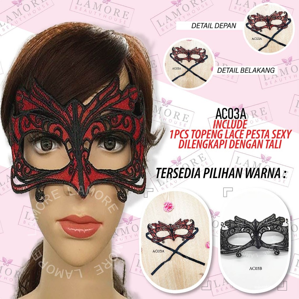 Jual Aksesoris Sexy Topeng Renda Lace Topeng Pesta Party Hallowen Mask ...