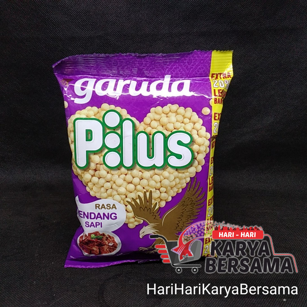 Jual MAKANAN RINGAN GARUDA PILUS RASA RENDANG SAPI 80GR | Shopee Indonesia