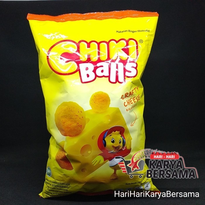 Jual MAKANAN RINGAN SNACK CHIKI BALLS CRAFTY CHEESE 200GR | Shopee ...