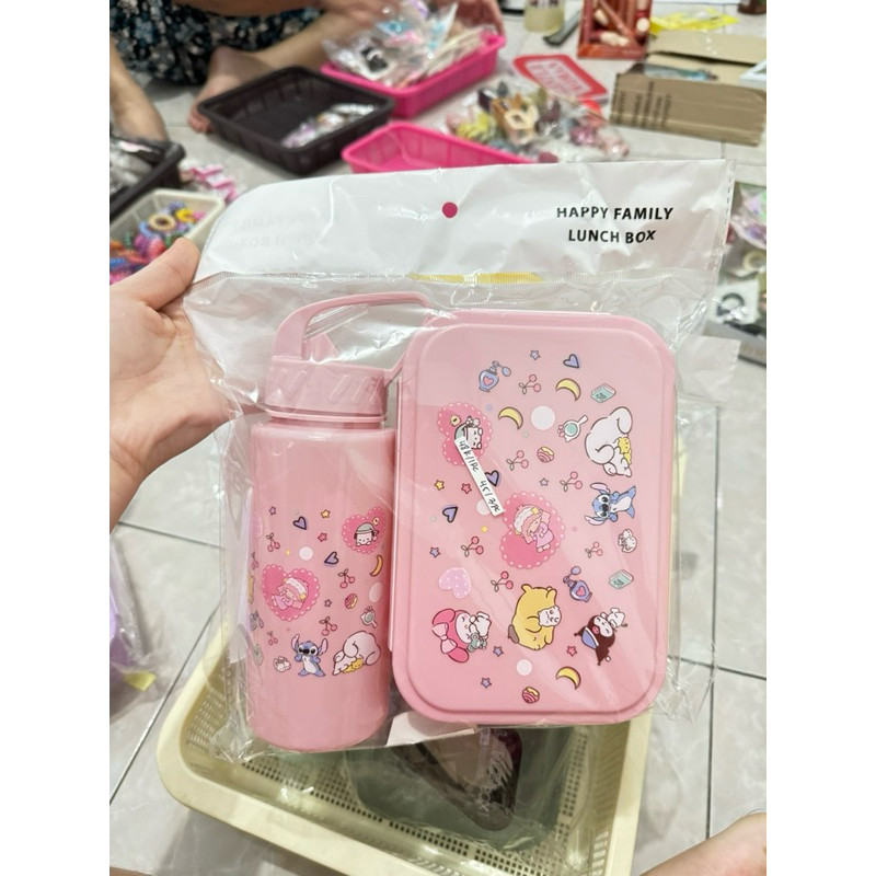 Jual VS0059 kotak makan transparant bento box 850ml / tempat makan lunch box bpa free botol ...