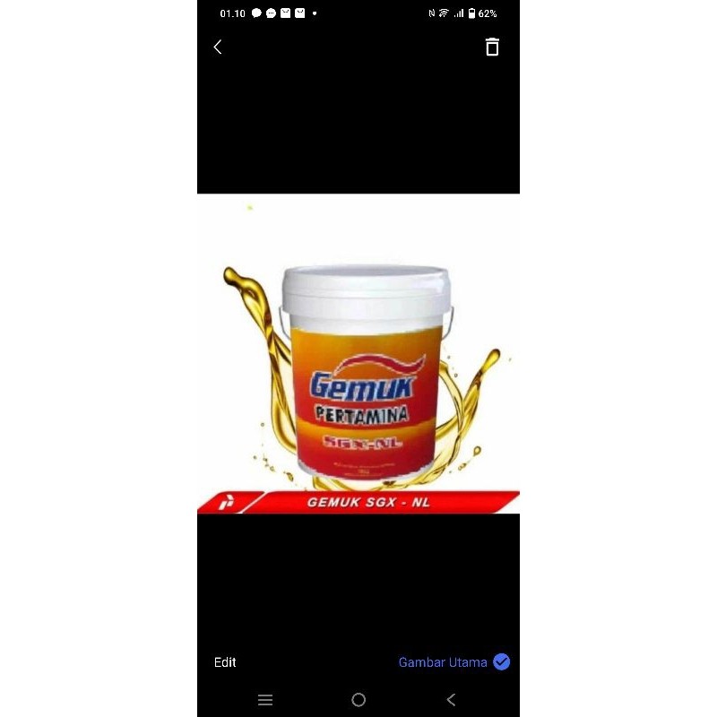 Jual PERTAMINA SGX-NL 16kg/SGXNL Grease/Pelumas Minyak Gemuk SGX-NL ...