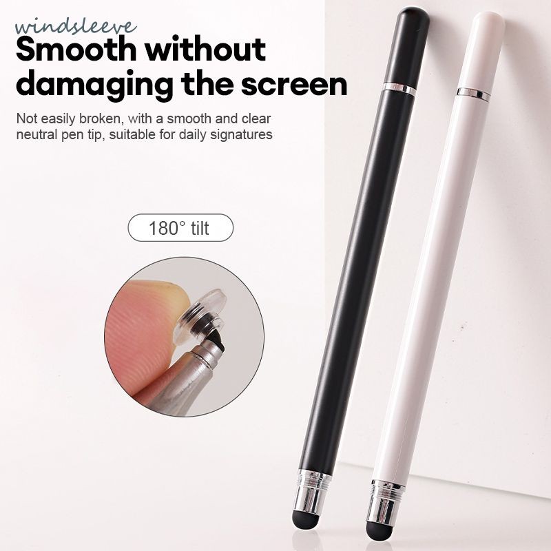 Jual Pena Layar Sentuh Kapasitif Pena Layar Sentuh Putar 3-in-1 Pena ...