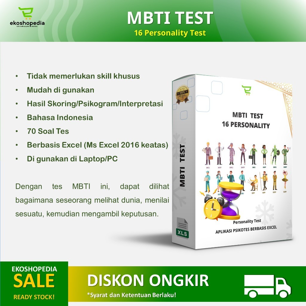 Jual Aplikasi Psikotes MBTI Test - 16 Personality Test | Shopee Indonesia