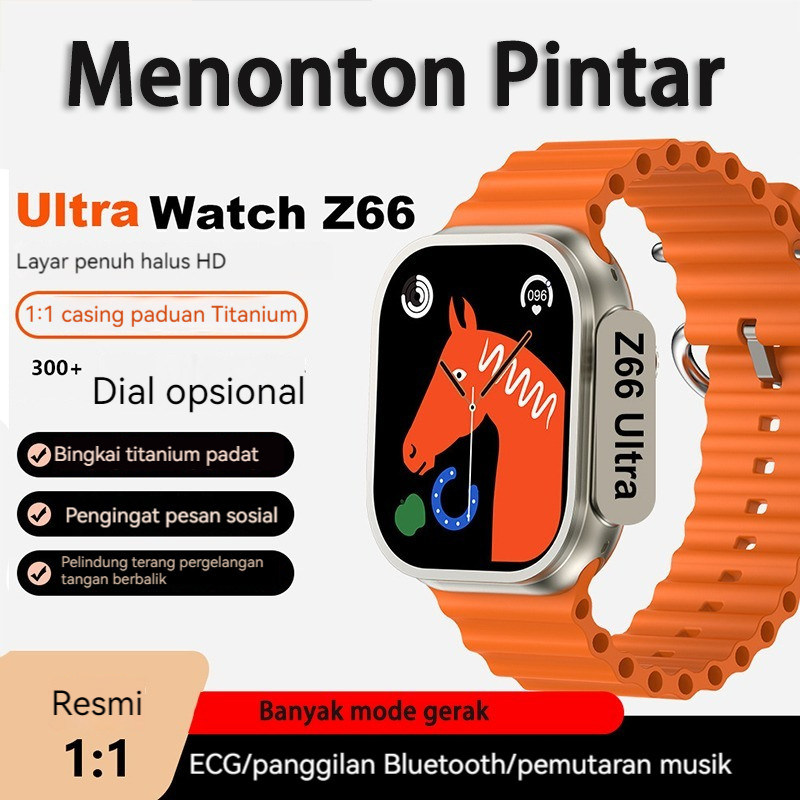 Jual Jam Tangan Smartwatch 8 Z66 Ultra Infinite Display Waterproof Ip67 ...