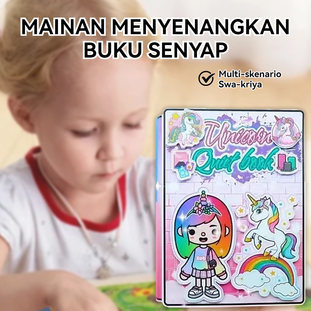 Jual Paper Doll Toca Boca Toka Boka Unicorn Kuda Poni Rainbow Pelangi ...