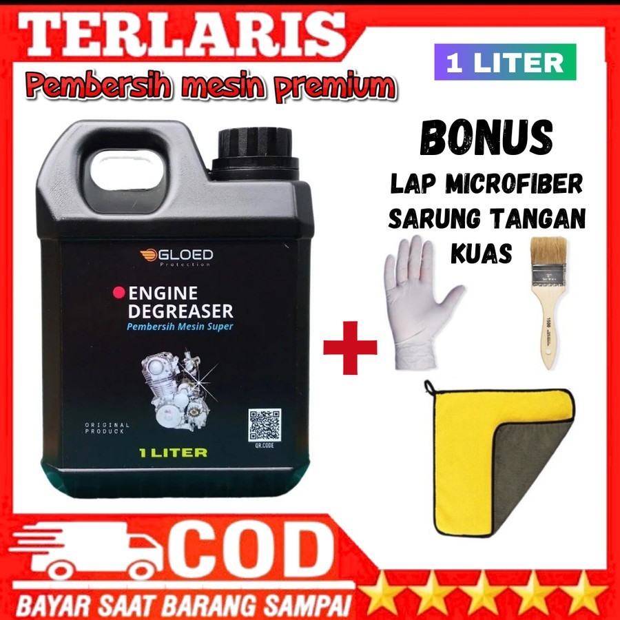 Jual Gloed Engine Degreaser/ Pembersih mesin / Pembersih kerak mesin motor dan mobil 1 Liter ...