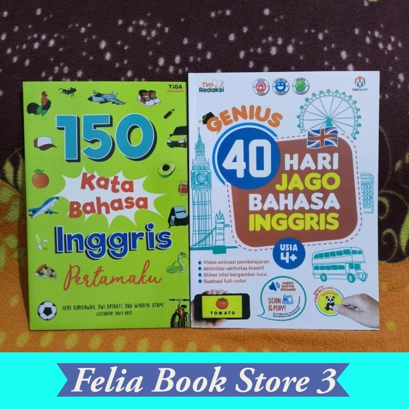 Jual Paket 2 buku - 40 hari jago bahasa inggris & 150 kata bahasa inggris pertamaku | Shopee ...