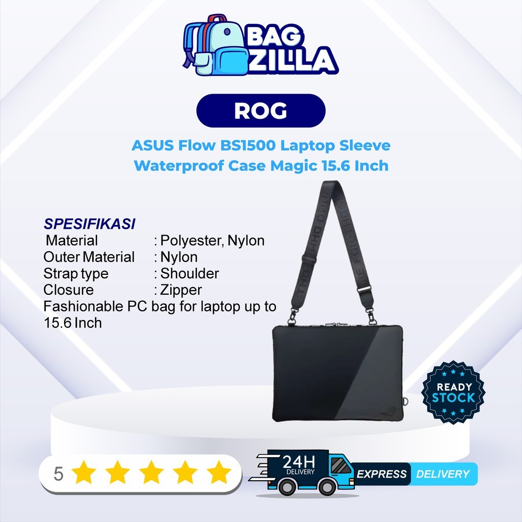 Jual ROG ASUS Flow BS1500 Laptop Sleeve Waterproof Case Magic 15.6 Inch ...