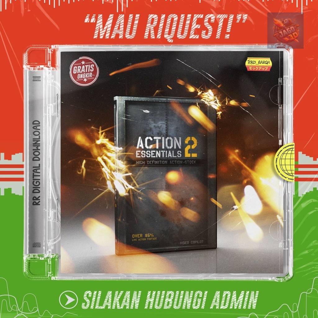 Jual Video Copilot - Action Essentials 2 - Full 2K For After Effects ...