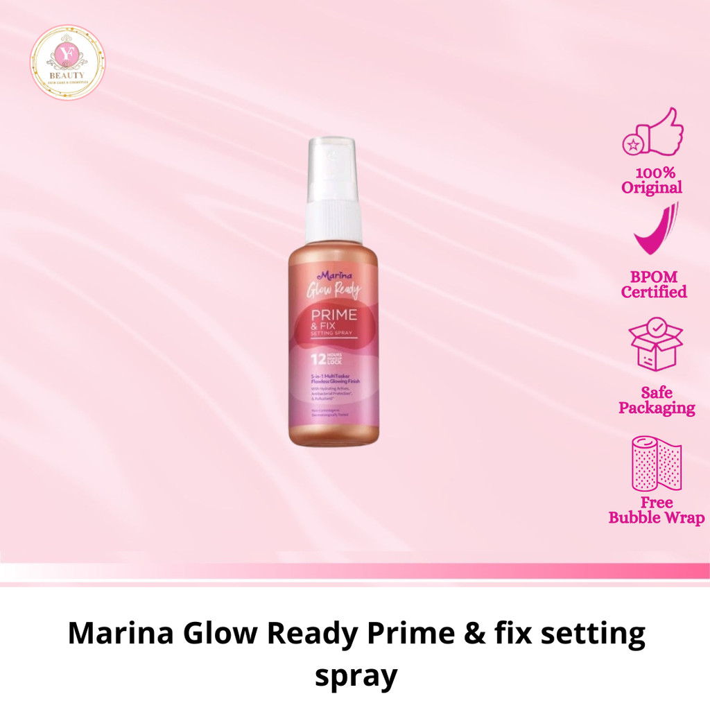Jual YF Beauty Marina Glow Ready Prime & fix setting spray | Shopee ...