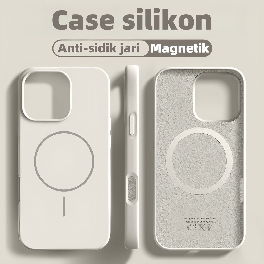 Jual New desert titanium casing matte anti-fingerprint silicone soft ...