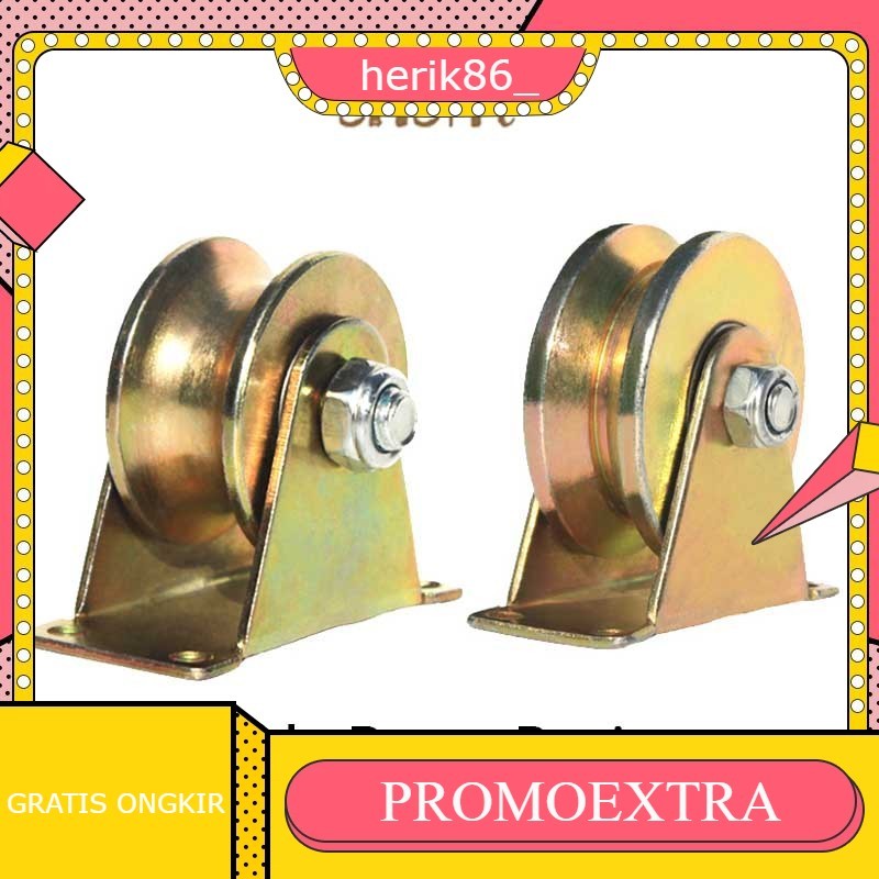 Jual Roda Pagar Besi Roda Gerbang Pagar Roda Rel Pintu Sliding Roda ...