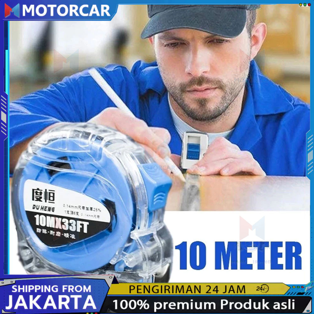Jual Meteran Paling Kuat Stainless Tembus Awet Meteran Tukang 10 Meter ...