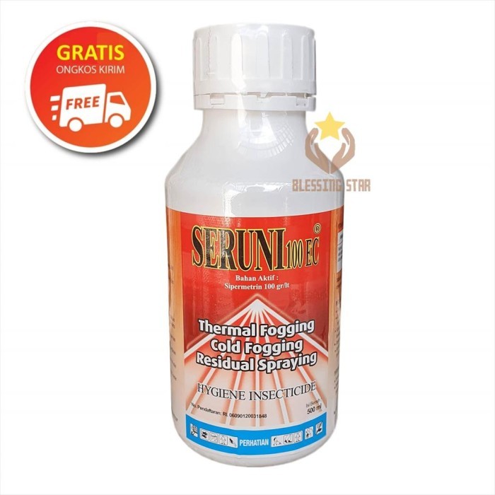 Jual Seruni 100 ec 500ml anti obat fogging nyamuk dbd kecoa semut dan ...