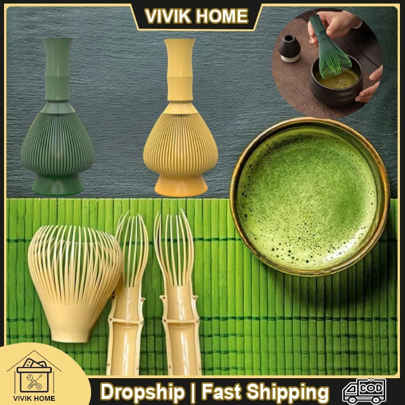 Jual Japanese Matcha Tea Set 2pcs Matcha Bowl Bamboo Whisk Chasen Brush ...