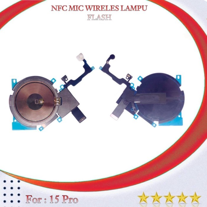 Jual flexible 15 pro lampu flash mic wireless nfc fullset new | Shopee ...