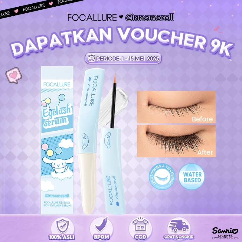 Jual FOCALLUREX Sanrio Essence Rich Eyelash & Eyebrow Serum # ...