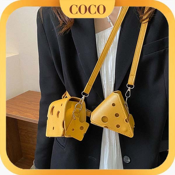 Jual Tas Selempang Keju Mini Lucu Yang Modis Tas Bahu Desain Unik ...