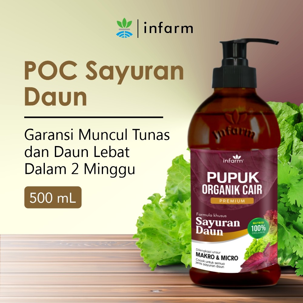 Jual INFARM - Pupuk Organik Cair Tanaman Daun / Sayur 500mL POC Kompos ...