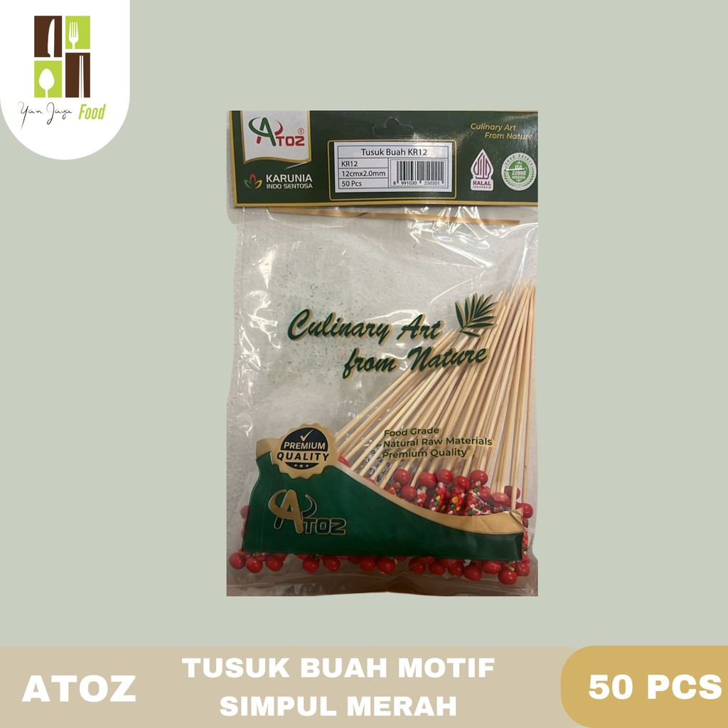 Jual Tusuk Buah / Tusuk Cocktail / Tsusuk Bambu / Bentuk Simpul Benang ...