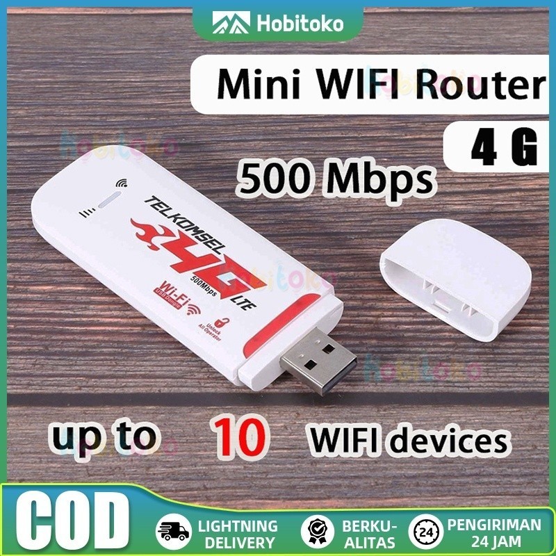 Jual Modem WIFI USB 500Mbps 4g LTE Wi-Fi portabel All Operator LTE ...