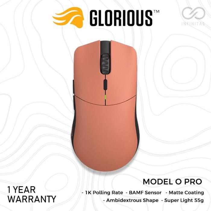 Jual Glorious Model O Pro Hyper Light Wireless Gaming Mouse - Merah ...