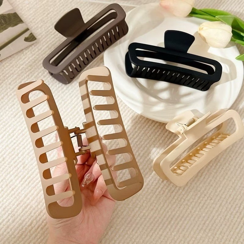 Jual Jedai Rambut Salon Besar Model Kotak Persegi Panjang Jepitan ...