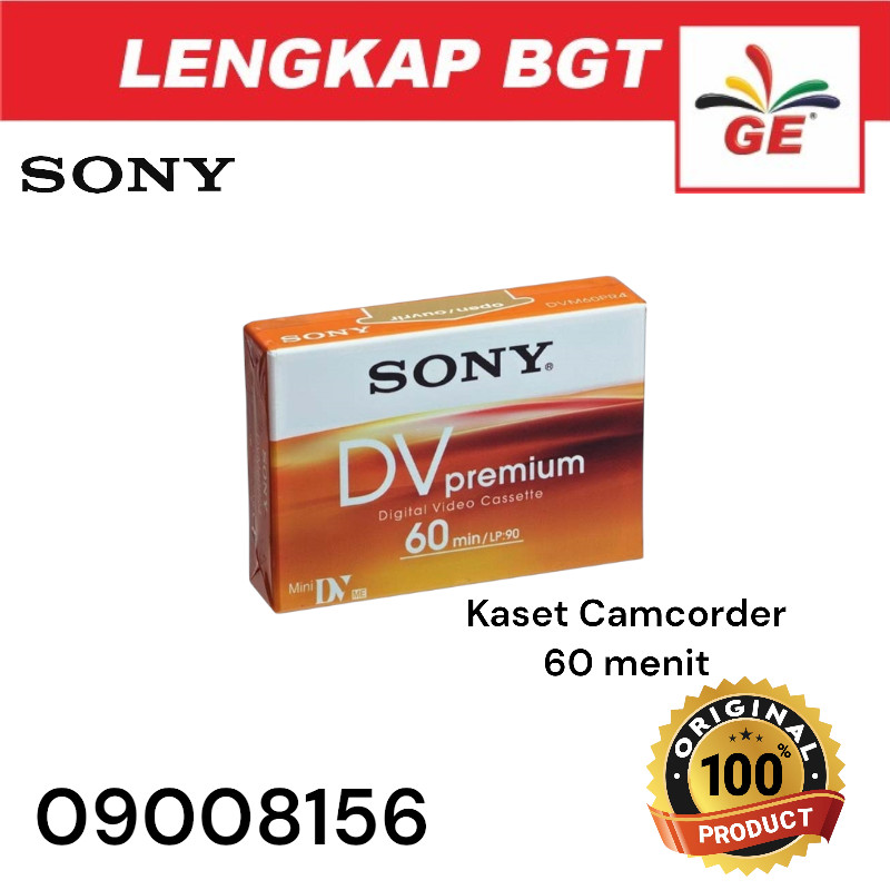 Jual Mini DV Sony Premium 60 Menit Digital Video Cassette Kaset ...