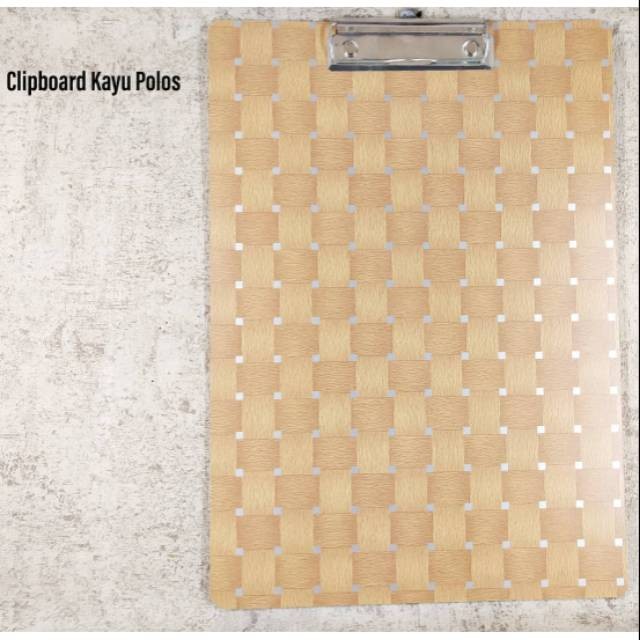Jual (PST.ATK) PAPAN ALAS UJIAN / CLIP BOARD KAYU MURAH | Shopee Indonesia