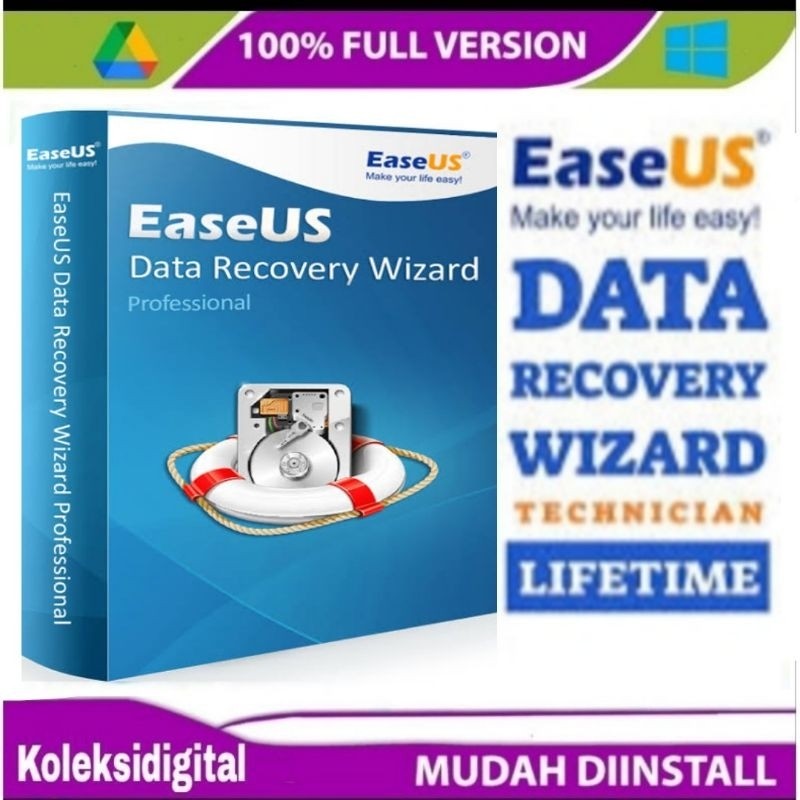 Jual EaseUs Data Recovery Wizard 15:Pro 2022, 13 Pro Lifetime | Shopee Indonesia