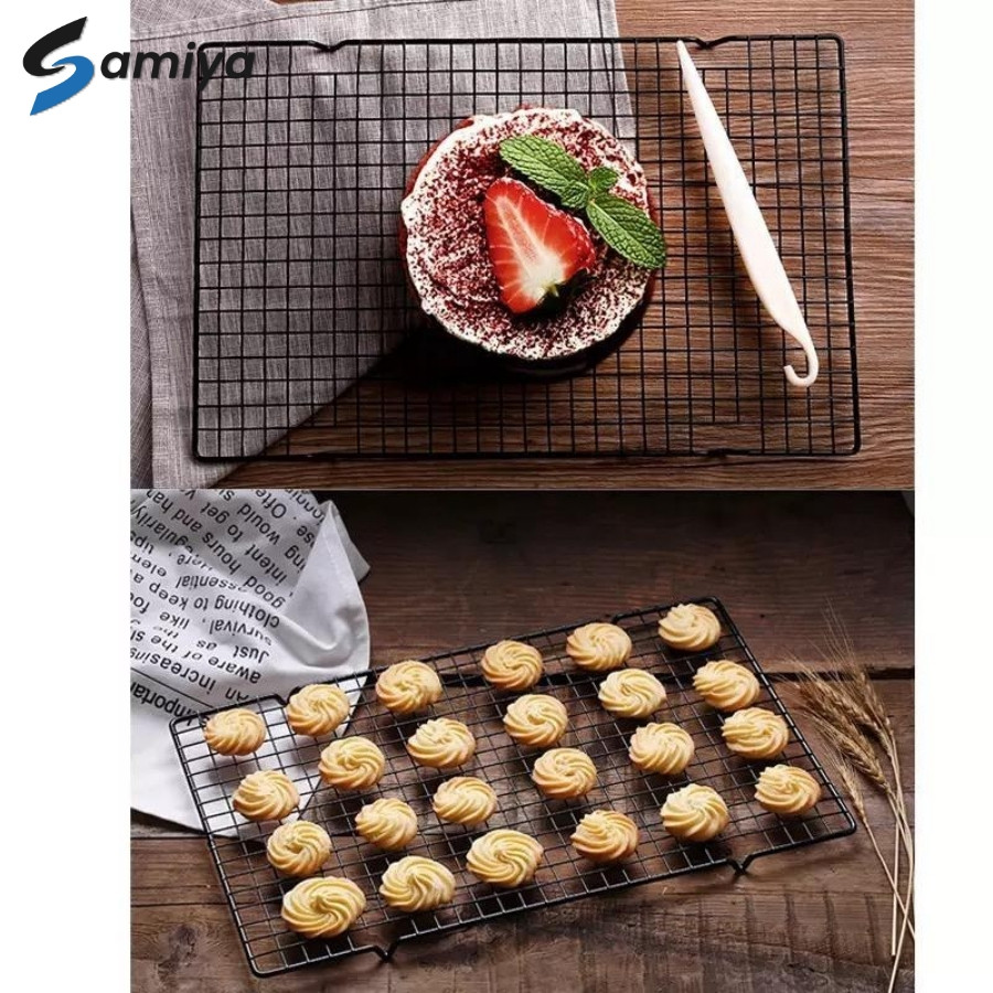 Jual baking rack cooling tray non stick cake food bread pizza / rack ...