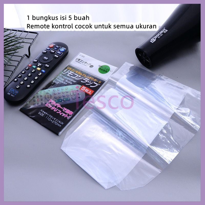 Jual Tesco 5pcs Pelindung Penutup Remote Control Film Penyusut Panas ...