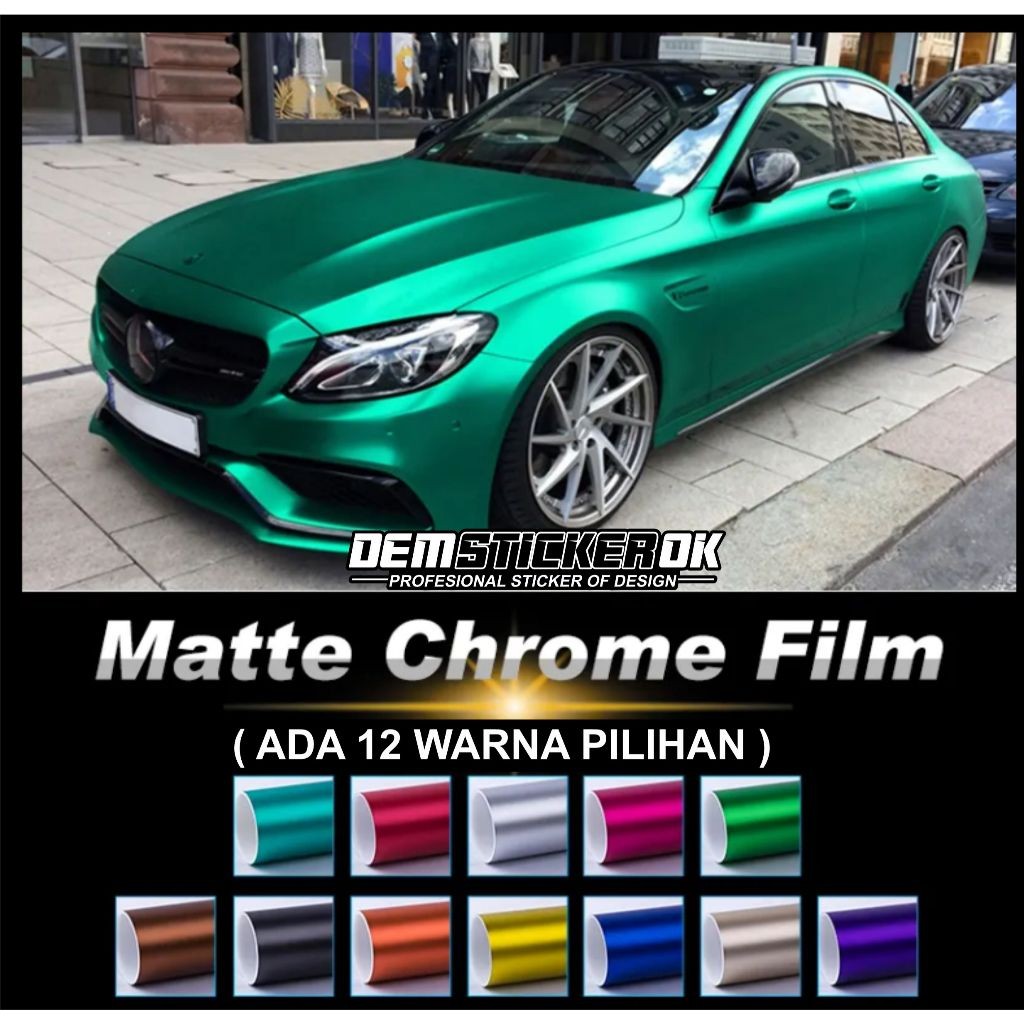 Jual Stiker skotlite metalik dove/stiker satin ada 12 warna pilihan ...