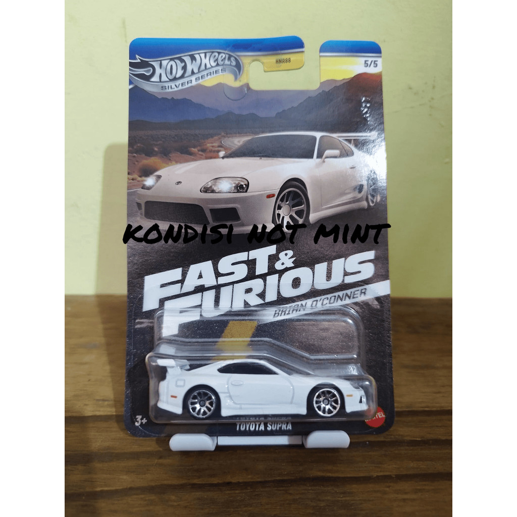 Jual Hotwheels FNF Brian Toyota Supra Putih Not Mint Free Protektor ...