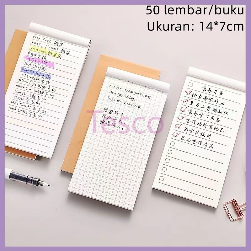Jual Tesco Catatan Portabel Mini Notepad/Notebook Kecil Kantor Sekolah ...