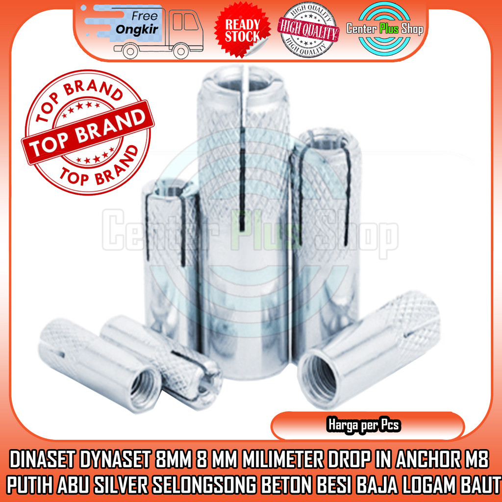 Jual Dynaset Dinaset 8mm 8 Mm Milimeter Mur Mini Kecil Silver Putih Abu ...