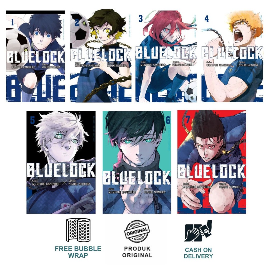 Jual Komik Blue Lock 1-6 - Muneyuki Kaneshiro (Elex) | Shopee Indonesia