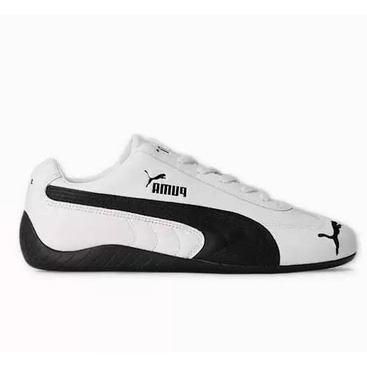 Jual Sepatu Puma Speedcat Shield Leather OG White Black | Shopee Indonesia