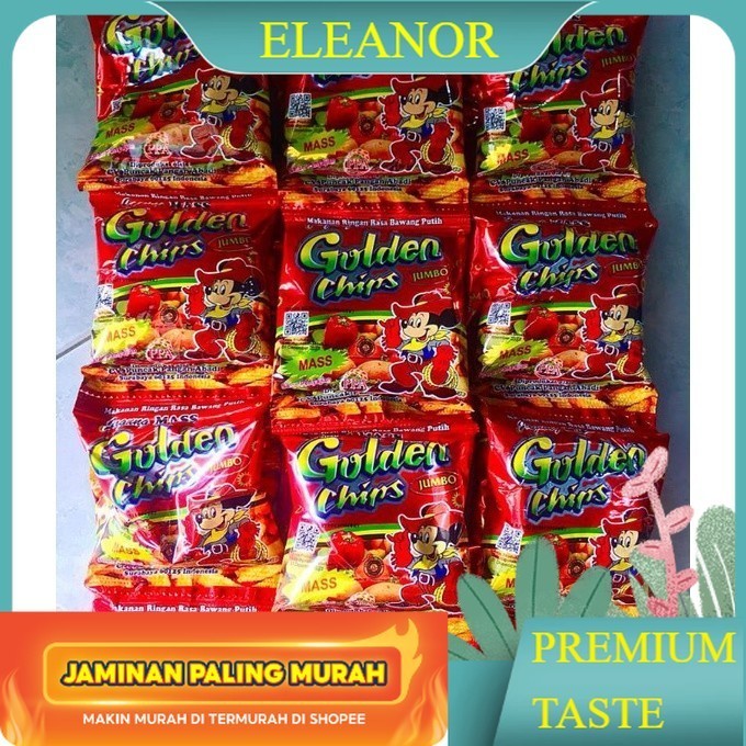 Jual Snack Jadul Potato Chips ganti nama Golden Chips Jumbo Renceng ...